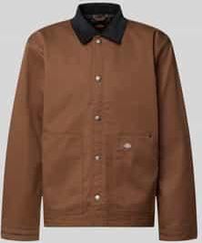 Dickies Jacke mit Umlegekragen und Label-Detail