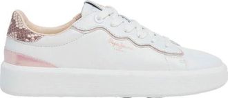 Pepe Jeans London Dobbie Seal, Baskets Femme, Rose (Pinkish Pink), 6