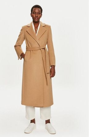 Max & Co. Wollmantel Longrun 2428016034200 Beige Regular Fit