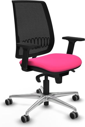 Piqueras y Crespo Stuhl mit verstellbaren Armlehnen, h&ouml;henverstellbare Lendenwirbelst&uuml;tze, ausgestattet mit 5 Positionen und eingespritztem Schaum. R&auml;der 65 mm Parkett.