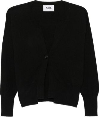 Alpha Studio Cardigan - Schwarz
