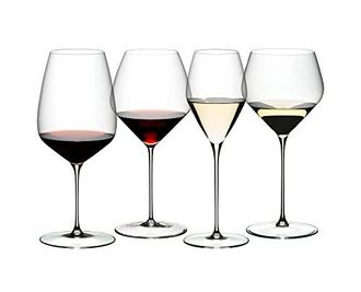 Riedel Riedel Veloce 5330/47 Lot de 4 verres &agrave; vin - Cabernet, Pinot Noir, Sauvignon Blanc, Chardonnay - Passe au lave-vaisselle - Verre en cristal