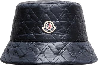 Moncler Moncler Reversible Bucket Hat, Women, Blue, Size: L