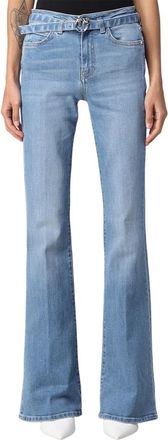 Pinko Pinko, Femme, Jeans, Bleu, Taille: W33 Flora Flare Denim