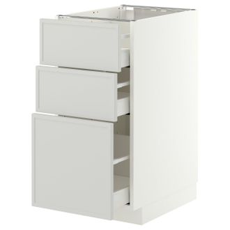 IKEA METOD / MAXIMERA Unterschrank mit 3 Schubladen