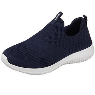Skechers Ultra Flex - First Take, Baskets Enfiler femme, Bleu (Navy), 37 EU