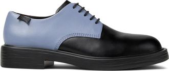 Camper Twins Derby-Schuhe in Colour-Block-Optik - Schwarz