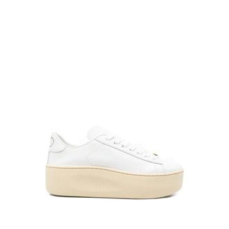 Valentino Garavani Femme, Chaussures, Blanc, Taille: 39 EU Chaussures Plates