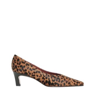 Roberto Festa Milano Leoparden-Wildlederabs&auml;tze - - Shoes - Damen - Braun - 37 EU