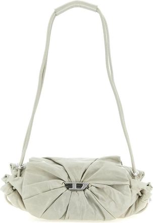 Diesel Femme, Sacs, Beige, Taille: ONE Size Scrunch-D Shoulder S sac bandouli&egrave;re