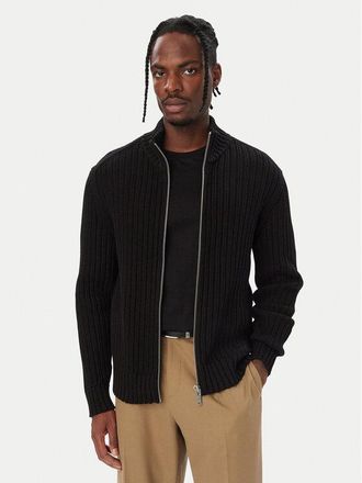 HUGO BOSS Strickjacke Sriton 50546980 Schwarz Regular Fit