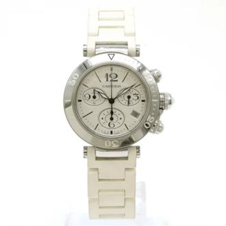 Cartier Pre-owned Vintage Edelstahluhr - - Pre-owned - Damen - Grau - ONE SIZE