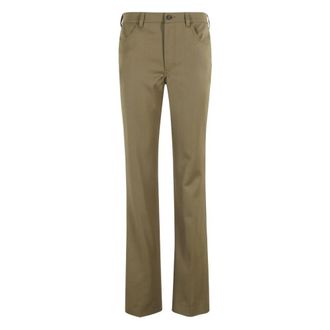 The Attico Gr&uuml;ne Hose mit Knopfleiste - - Trousers - Damen - Gr&uuml;n - M