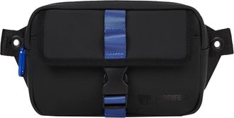 Karl Lagerfeld Mens, Coated PU Convert Bumbag, Black, One size