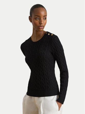 Lauren Ralph Lauren Pullover 200P14039001 Schwarz Regular Fit