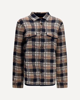 Guest In Residence Checked cashmere Shirt Female S