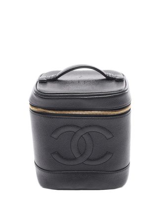 Chanel 2000-2002 Timeless Caviar vanity bag - Schwarz