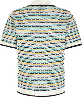 Casablanca Mens Multicolor Cotton Polo Shirt