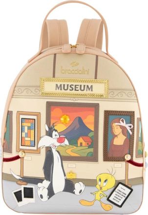 Braccialini Femme, Sacs, Beige, Taille: ONE Size Sac &agrave; dos compact