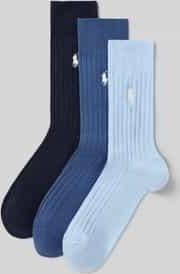 Ralph Lauren Socken aus Baumwoll-Mix im 3er-Pack