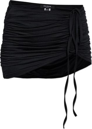 Balmain Femme, Maillots de bain, Noir, Taille: 38/40 FR Jupe de plage