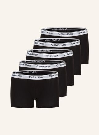 Calvin Klein 5er-Pack Boxershorts Icon Cotton Stretch schwarz