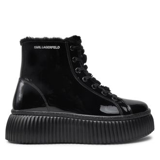 Karl Lagerfeld Schn&uuml;rschuhe KARL LAGERFELD KL42334botki Schwarz