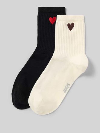 Jake*s Casual Socken aus Baumwoll-Mix im 2er-Pack