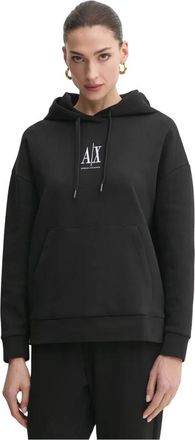 A|X Armani Exchange Damen, Sweatshirts & Hoodies, Schwarzk, MGr&ouml;&szlig;e