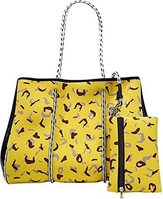 Generic Sac fourre-tout léger de grande capacité pour femme, sac de plage, travail, voyage, piscine, sac à bandoulière transparent, m, Taille unique