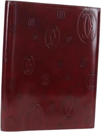 Cartier Pre-owned Notizbuchh&uuml;lle - - Pre-owned - Damen - Rot - ONE SIZE