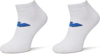 Emporio Armani Kurze Socken EM000538 AF12299 M0082 Weiß
