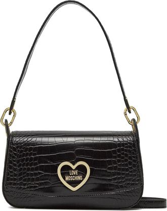 Love Moschino Damen Schultertasche, Schwarz