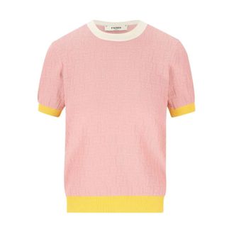 Fendi Damen, Strickwaren, Rosa, 2XSGr&ouml;&szlig;e