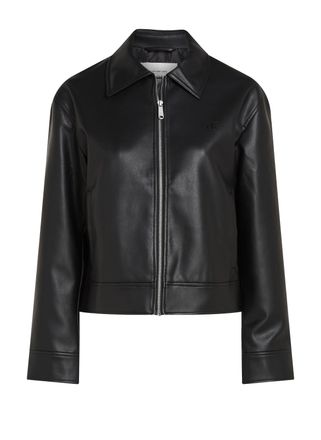 Calvin Klein Veste en faux cuir zipp&eacute;e