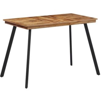 vidaXL Esstisch 120x62x76 cm Massivholz Teak Vidaxl