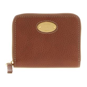 Mulberry Zip-Around Hammered Leather Wallet - - Accessories - Damen - Braun - ONE SIZE