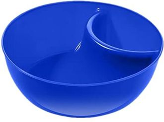 Generic Plat de service &agrave; c&eacute;r&eacute;ales divis&eacute; - Bols &agrave; collation et &agrave; trempette, Ensemble de service de trempettes et de collations | Assiette avec section de tre