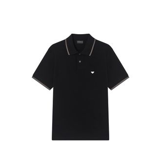 Emporio Armani Logo-embroidered Polo Shirt