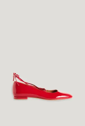 Claudie Pierlot Ballerine cuir vernis