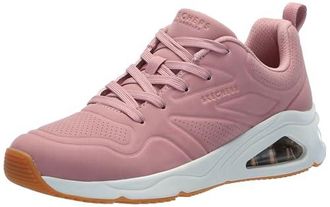 Skechers Femme Tres-Air Uno Ah-Mazing Basket, Rose Durasuede/Textile, 39.5 EU