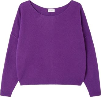 American Vintage Pull Col Bateau Damsville Laine American Vintage