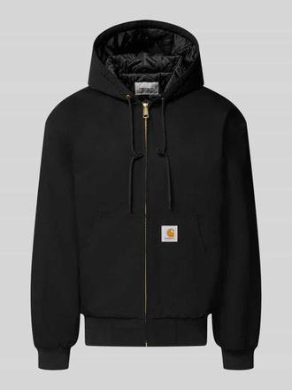 Carhartt Work in Progress Jacke mit Label-Patch und K&auml;nguru-Tasche