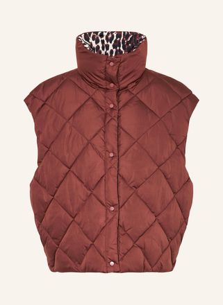 Oh April Oh April Weste Onyx Zum Wenden rot