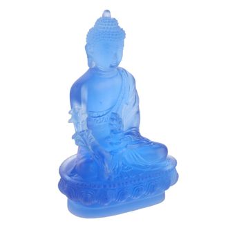 BESPORTBLE Buddha Statue Aus Kunstharz Medizinbuddha Skulptur Kleine Dekorative Auto Armaturenbrett Figur Wohnraumdekoration Feng Shui Ornament