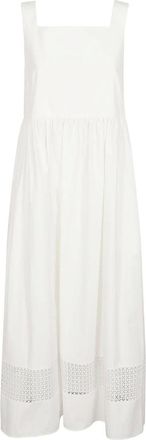 Max Mara Femme, Robes, Blanc, Taille: 38 FR Long Sleeveless Dress