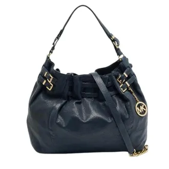 Michael Kors Sac Seau en Cuir Pre-owned - Femme - Pre-owned - Bleu - Taille: ONE Size