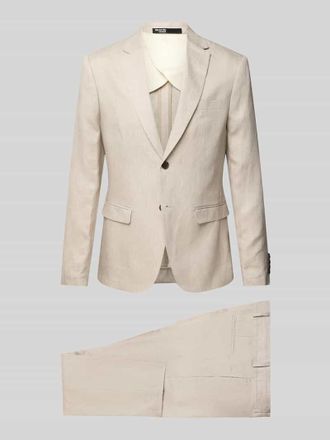 Selected Slim Fit Anzug mit feinem Strukturmuster Modell Lino