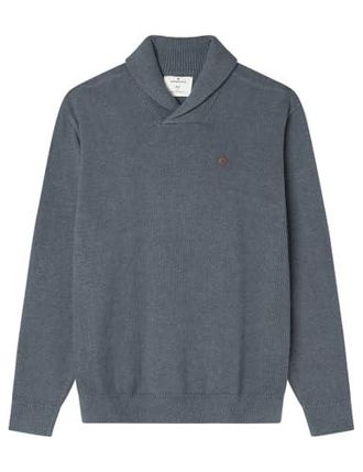 Springfield Jersey Cuello Smoking Pull, Bleu fumé, L Homme