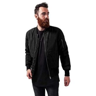 Urban Classics Homme Veste Bomber Bicolore Contrastée Blouson, Noir (Blk/Blk 00017), Xxl Uk